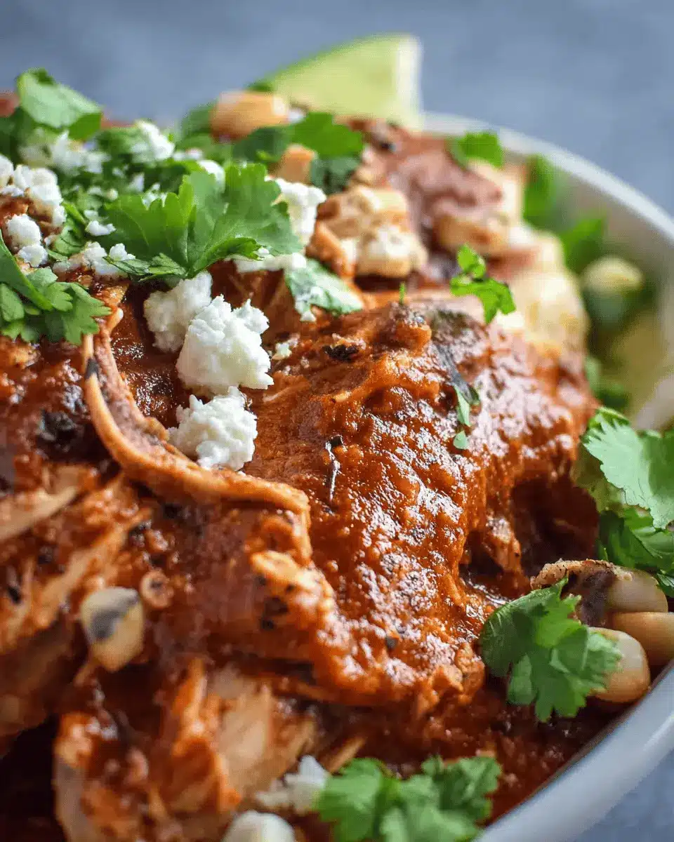 Crockpot Mexican Chicken Mole
